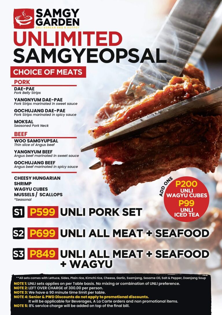 5 Reasons Why You Should Try Samgy Garden | Metro Guide