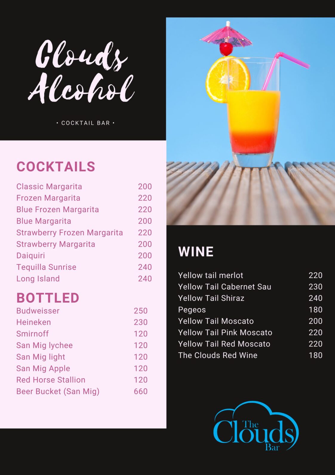 Enjoy the night at The Clouds Bar, Pampanga