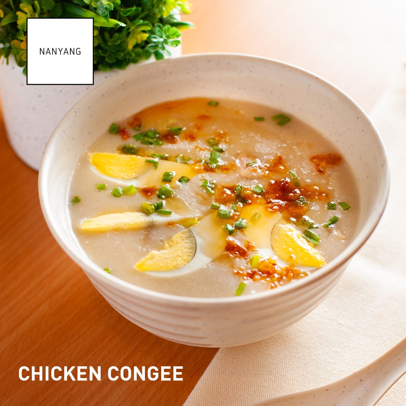 Taste authentic Congee and Hainanese Chicken at Nanyang