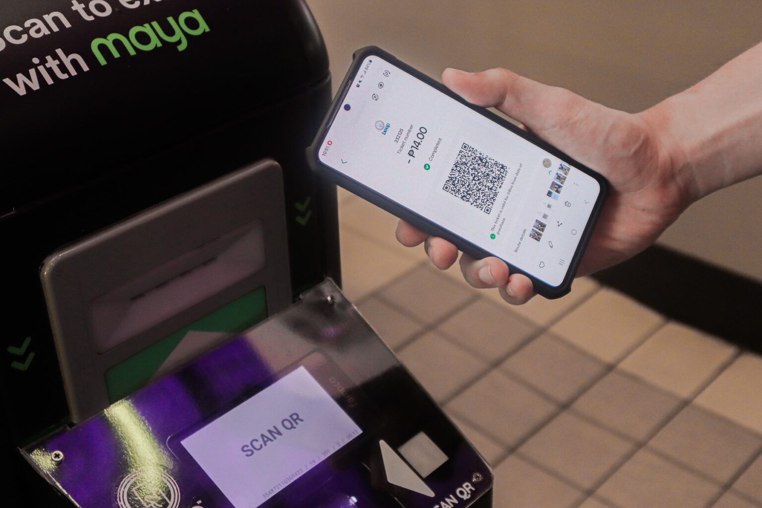 Maya and LRMC Launch LRT-1 QR Ticketing System