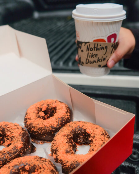 New Dunkin's Choco Wacko BTN Donut